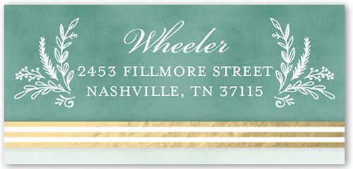 How to Pick a Color Palette for Your Address Labels