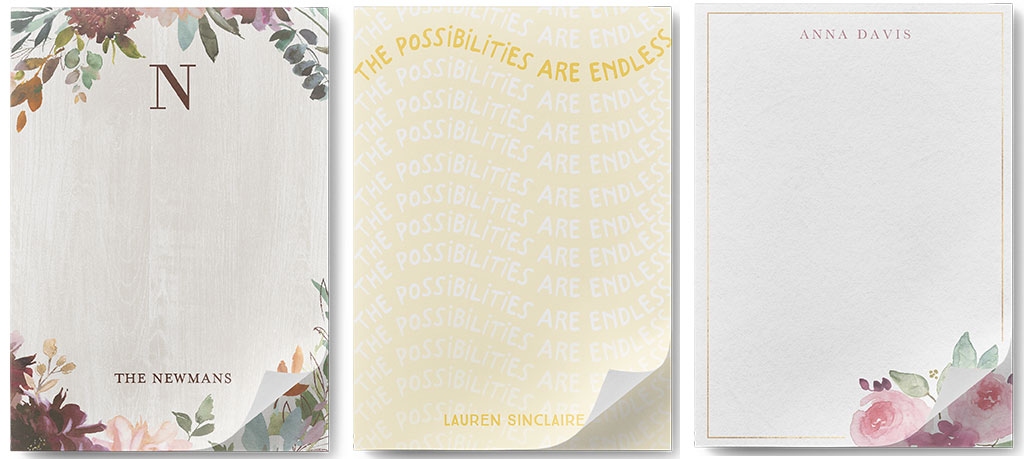 How To Design Your Own Personalized Notepads | Shutterfly