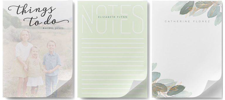 How To Design Your Own Personalized Notepads | Shutterfly
