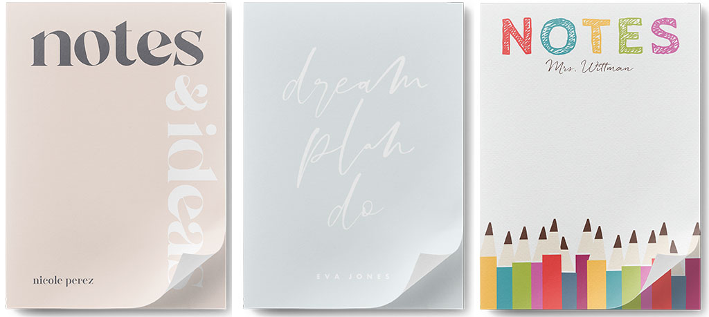 How To Design Your Own Personalized Notepads | Shutterfly