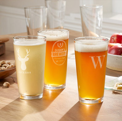 Enjoy Your Beer With the Best Custom Pint Glasses | Shutterfly