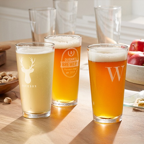 Enjoy Your Beer With the Best Custom Pint Glasses | Shutterfly