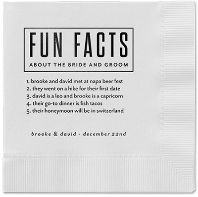 Couple fun facts for wedding 60 photos - Astyledwedding.com
