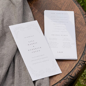 Wedding Program Examples & Wording | Shutterfly